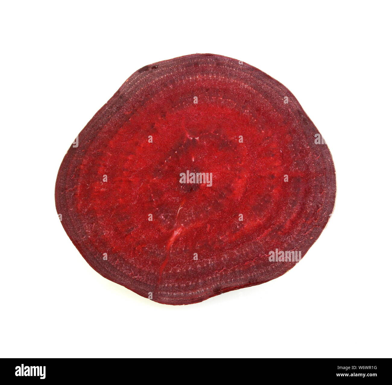 Raw beetroot slices isolated on white background Stock Photo - Alamy