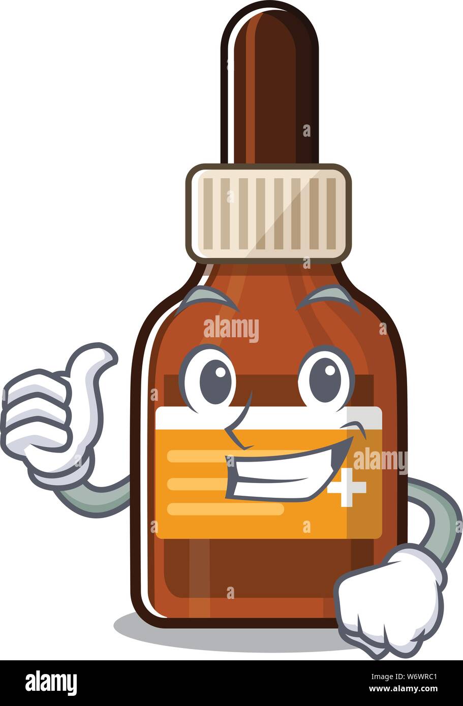 Thumbs up iodine with the a cartoon shape Stock Vector Image & Art - Alamy