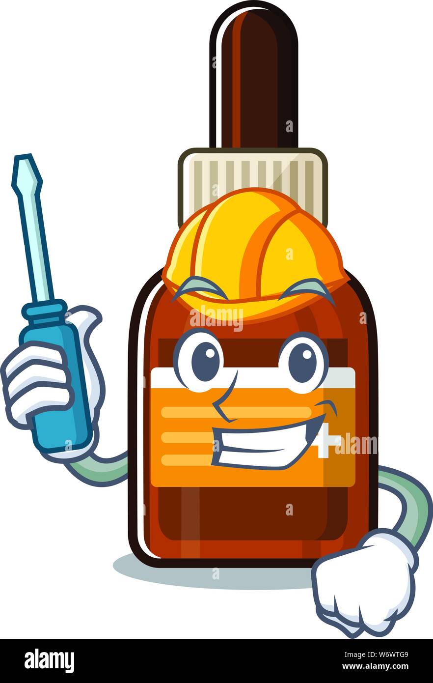 Automotive iodine in the a cartoon bag Stock Vector Image & Art - Alamy