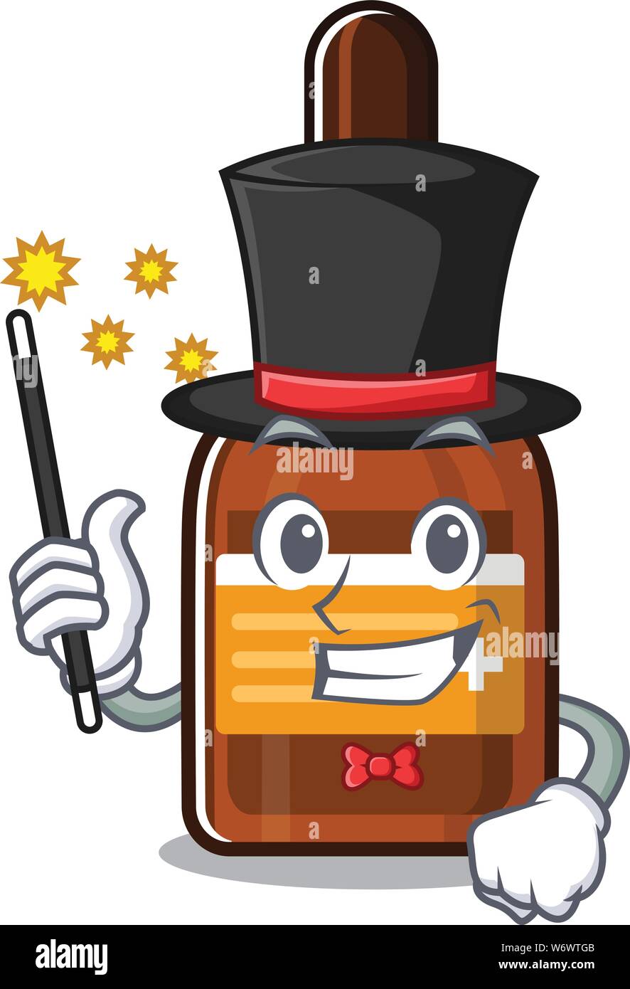 Magician iodine in the a cartoon bag Stock Vector Image & Art - Alamy