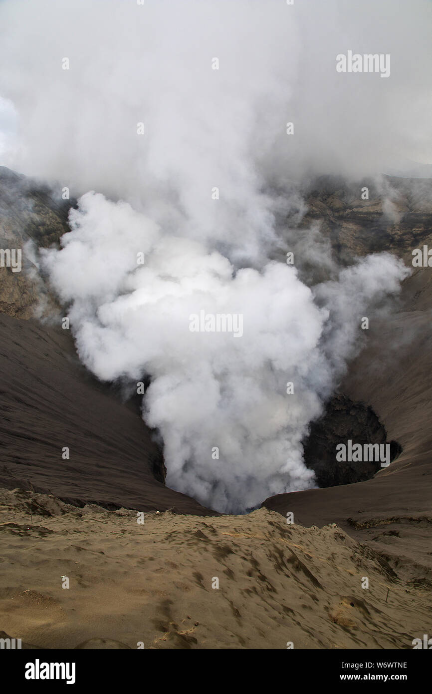 Volcano Bromo in Java island, Indonesia Stock Photo - Alamy