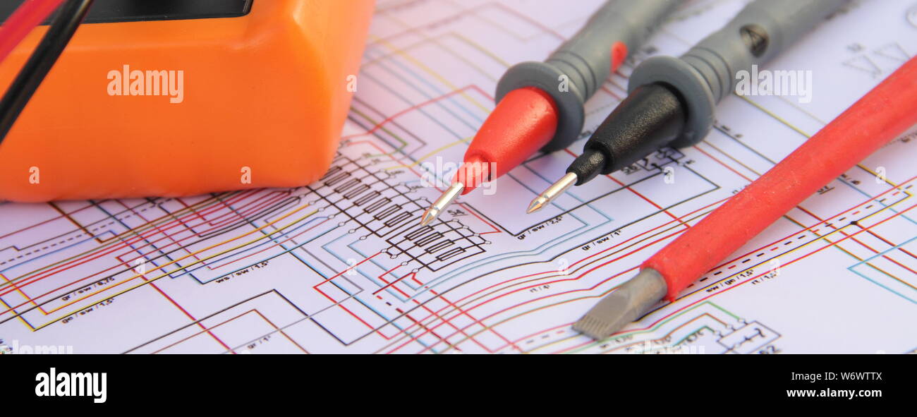 measuring device with a diagram Stock Photo - Alamy