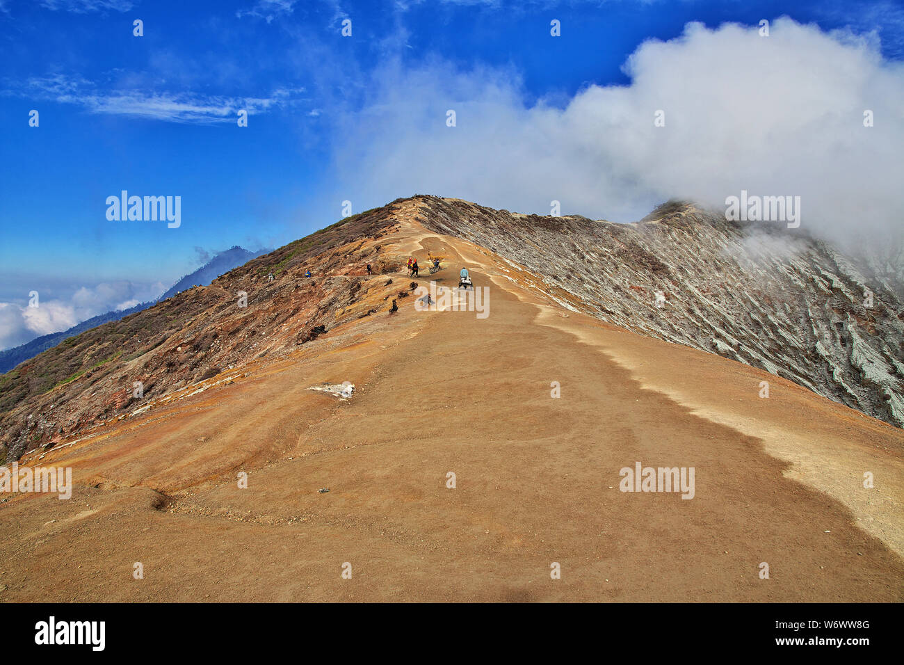 Trekking on ijen hi-res stock photography and images - Alamy
