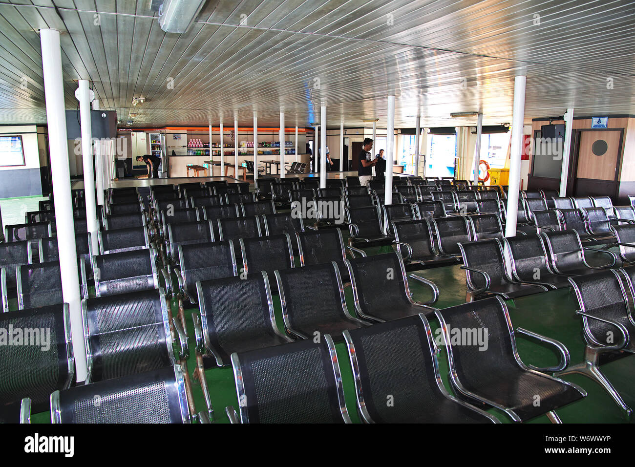 Ferry from Java to Bali island Stock Photo - Alamy