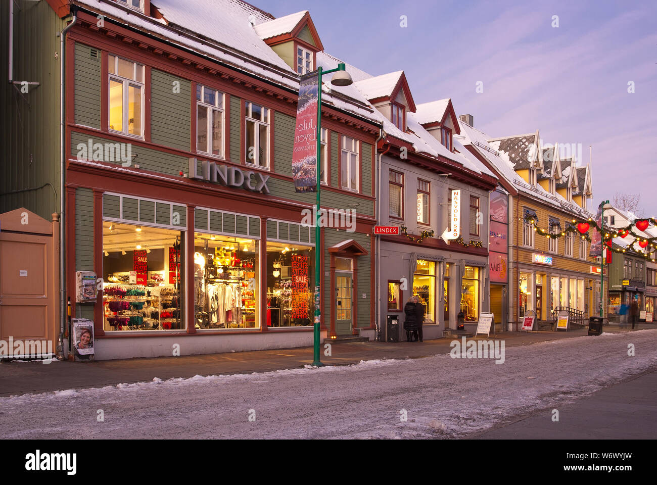 Tromso shopping hi-res stock photography and images - Alamy