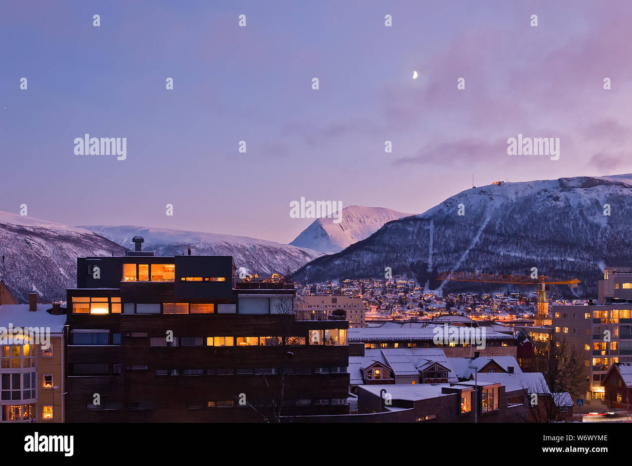 Aerial View Of Tromso High Resolution Stock Photography and Images - Alamy