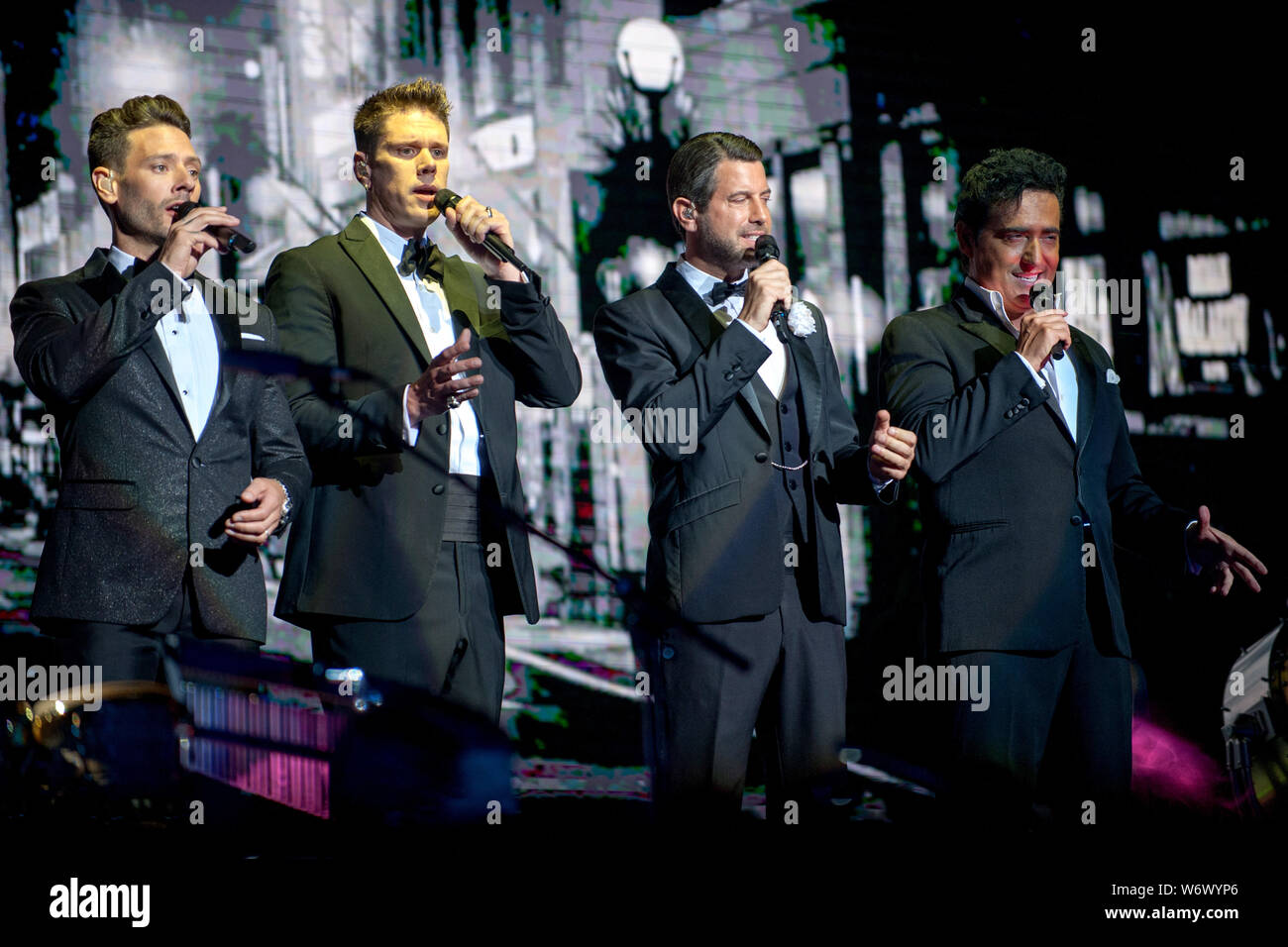 Il Divo perform songs from their album 'Timeless' live on stage at the ...