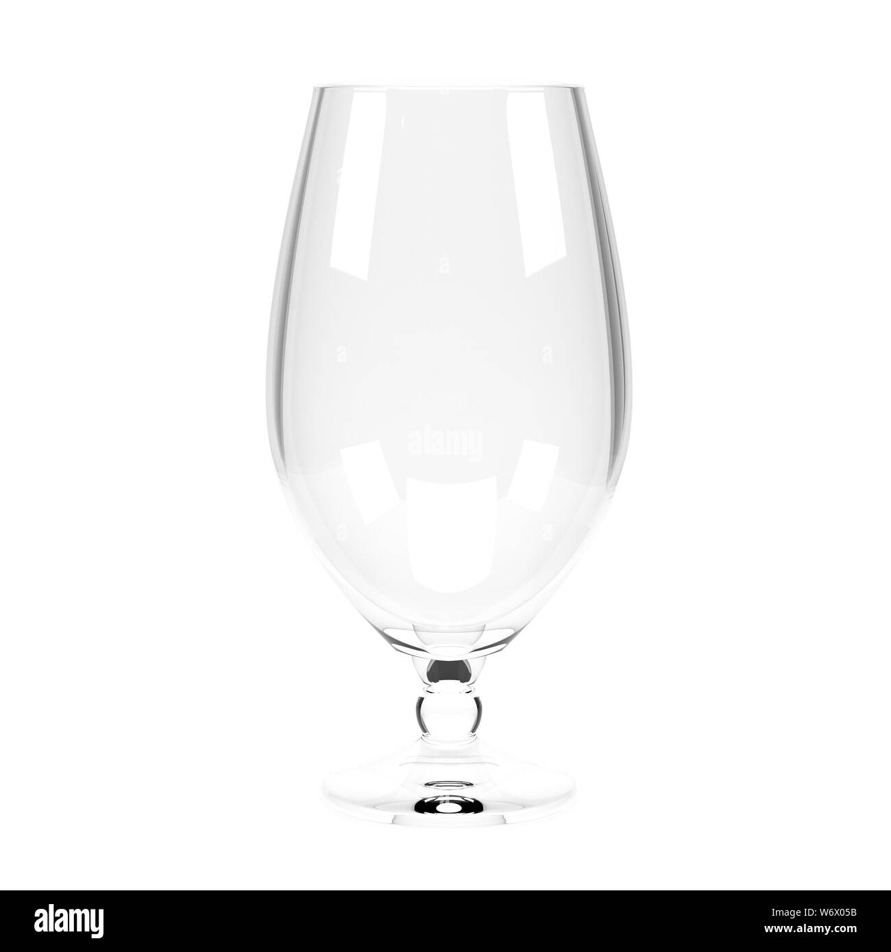 Water glass. 3d rendering illustration isolated on white background ...