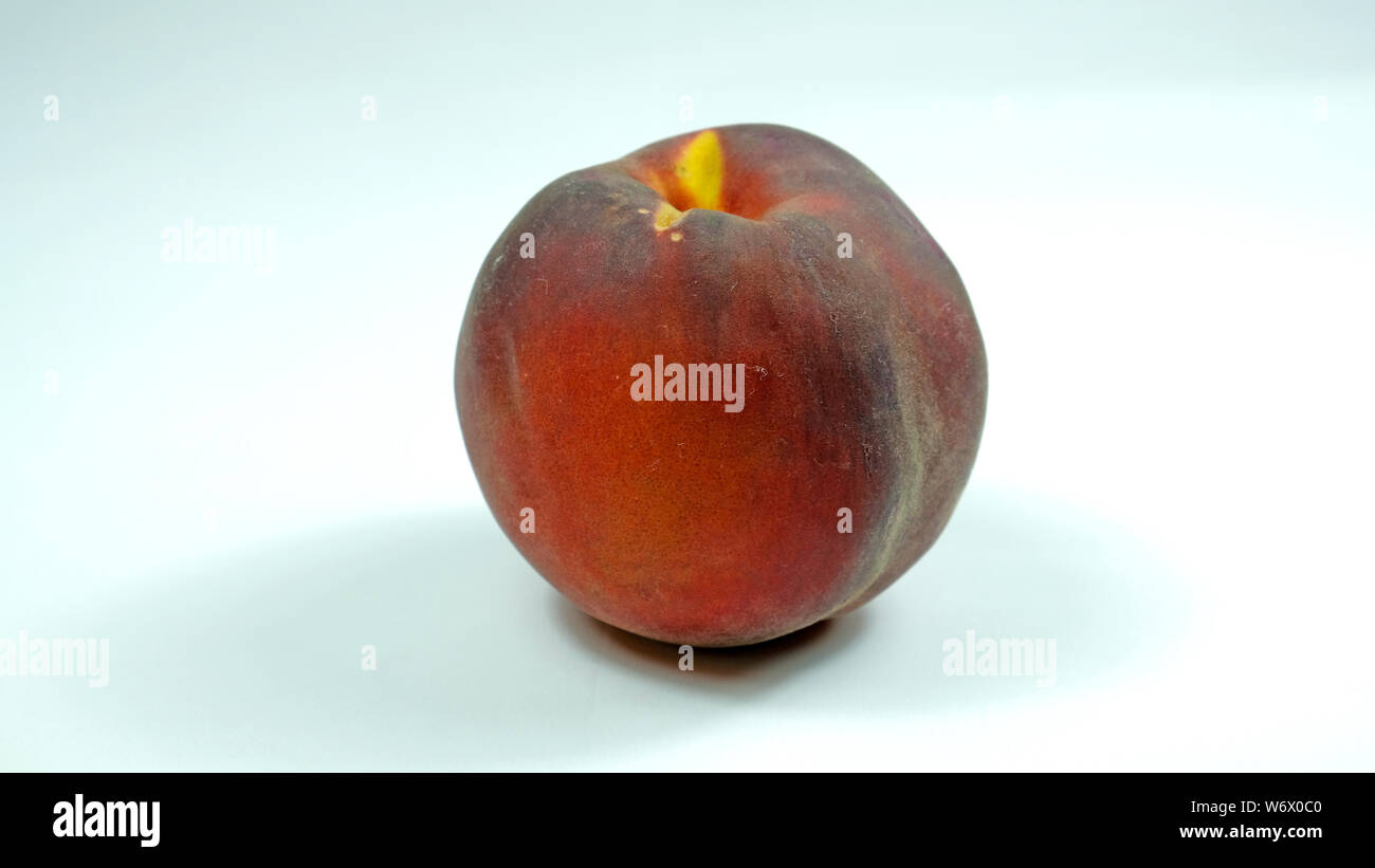 Peach on white hi-res stock photography and images - Alamy
