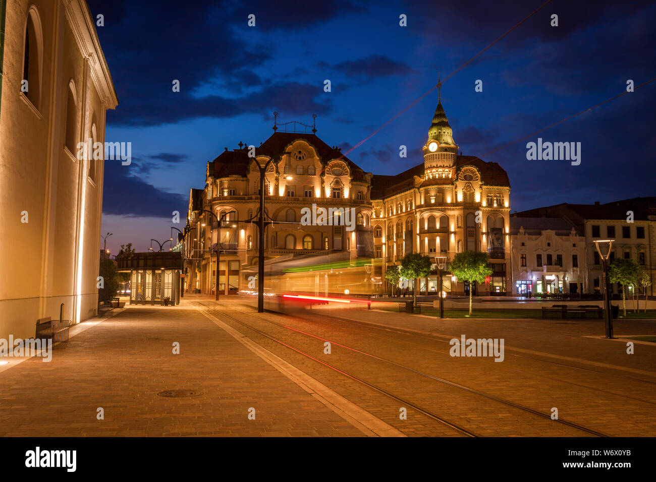Architecture of Oradea. Oradea, Bihor County, Romania Stock Photo - Alamy