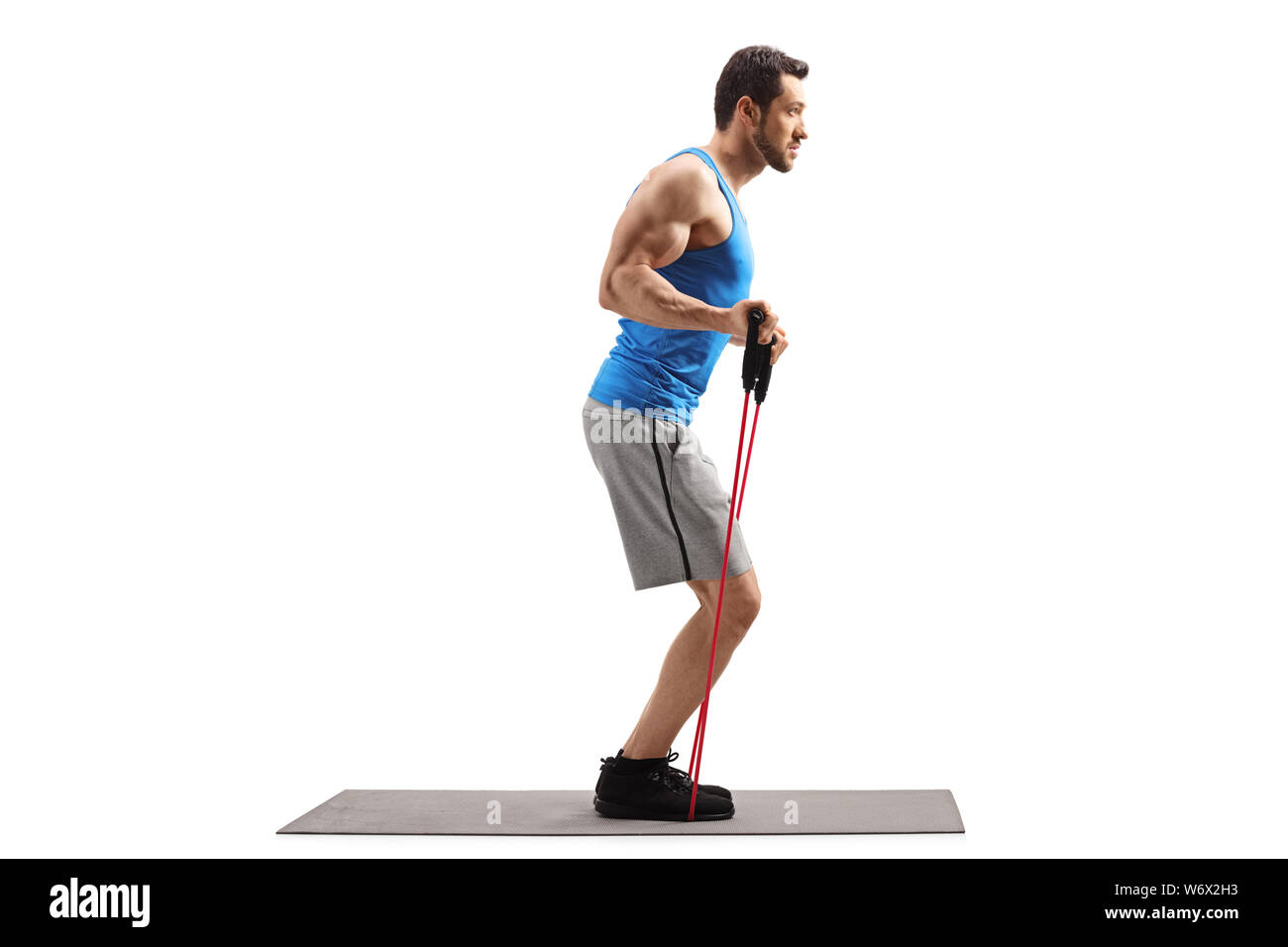 Resistance band exercise hi-res stock photography and images - Alamy