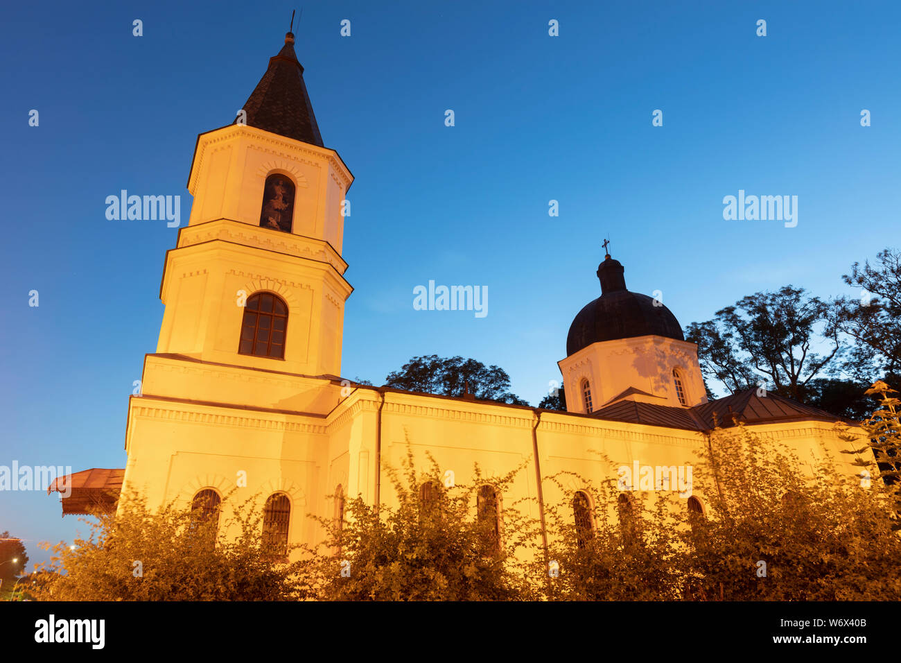 Sacred Heart of Jesus Church in Suwalki. Suwalki, Podlasie, Poland ...