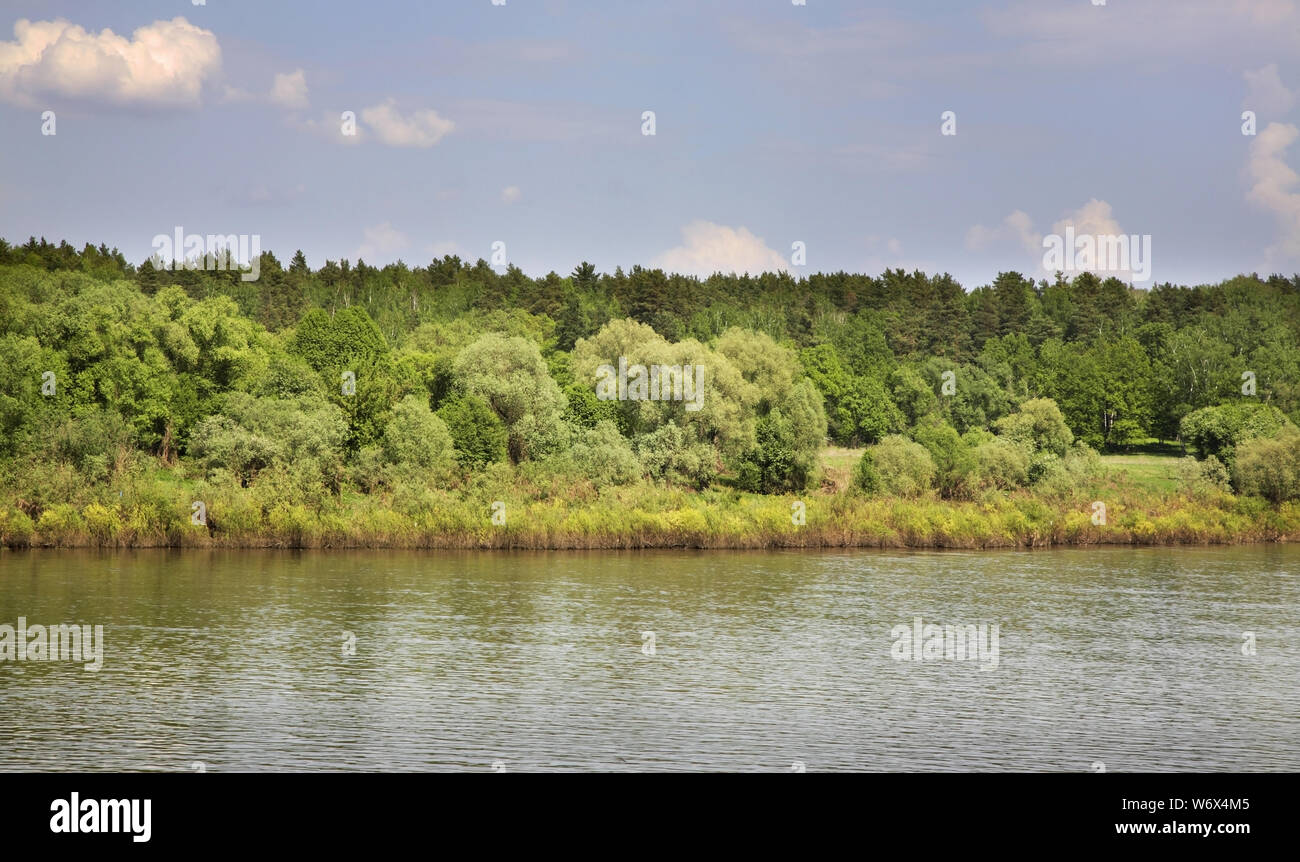 Oka river in Tarusa. Russia Stock Photo - Alamy