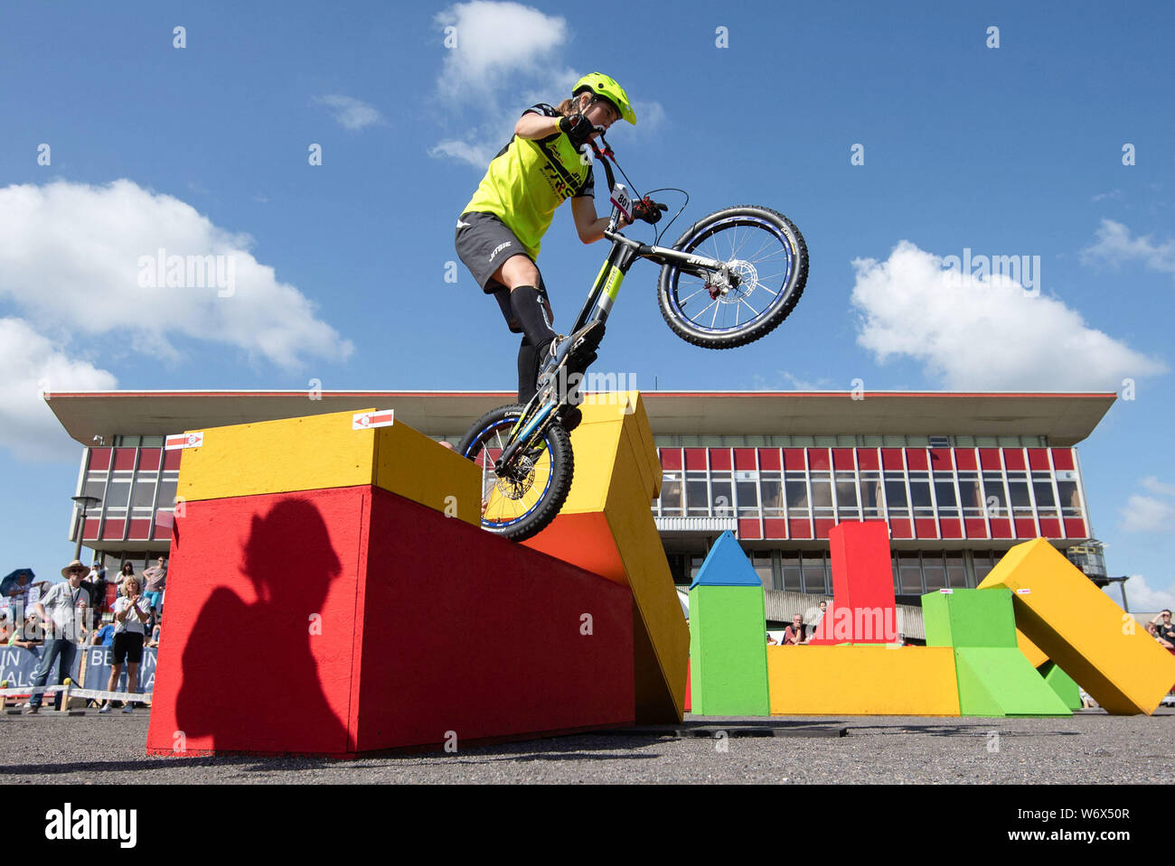 Berlin, Germany. 03rd Aug, 2019. Trial: German championship, women ...