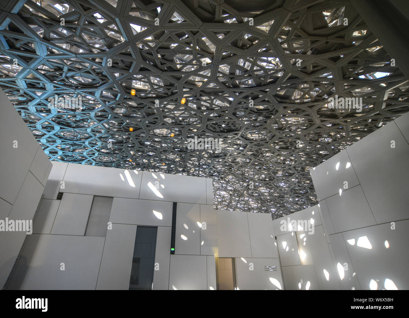 Abu Dhabi, UAE - Dec 8, 2018. Architecture of Louvre Museum in Abu ...