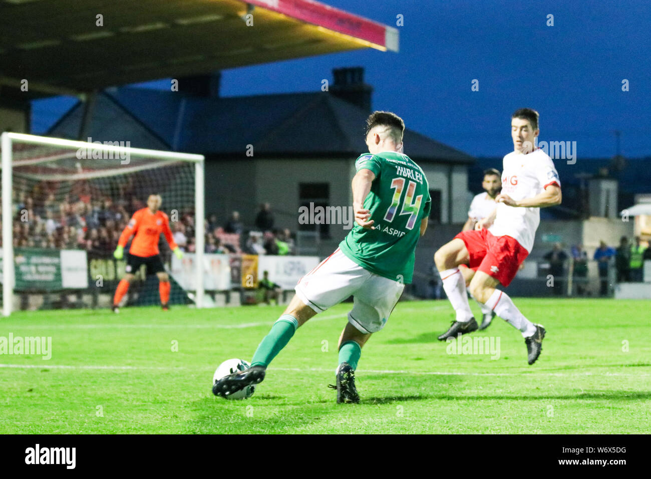 August 2nd, 2019, Cork, Ireland - Ronan Hurley at League of Ireland ...