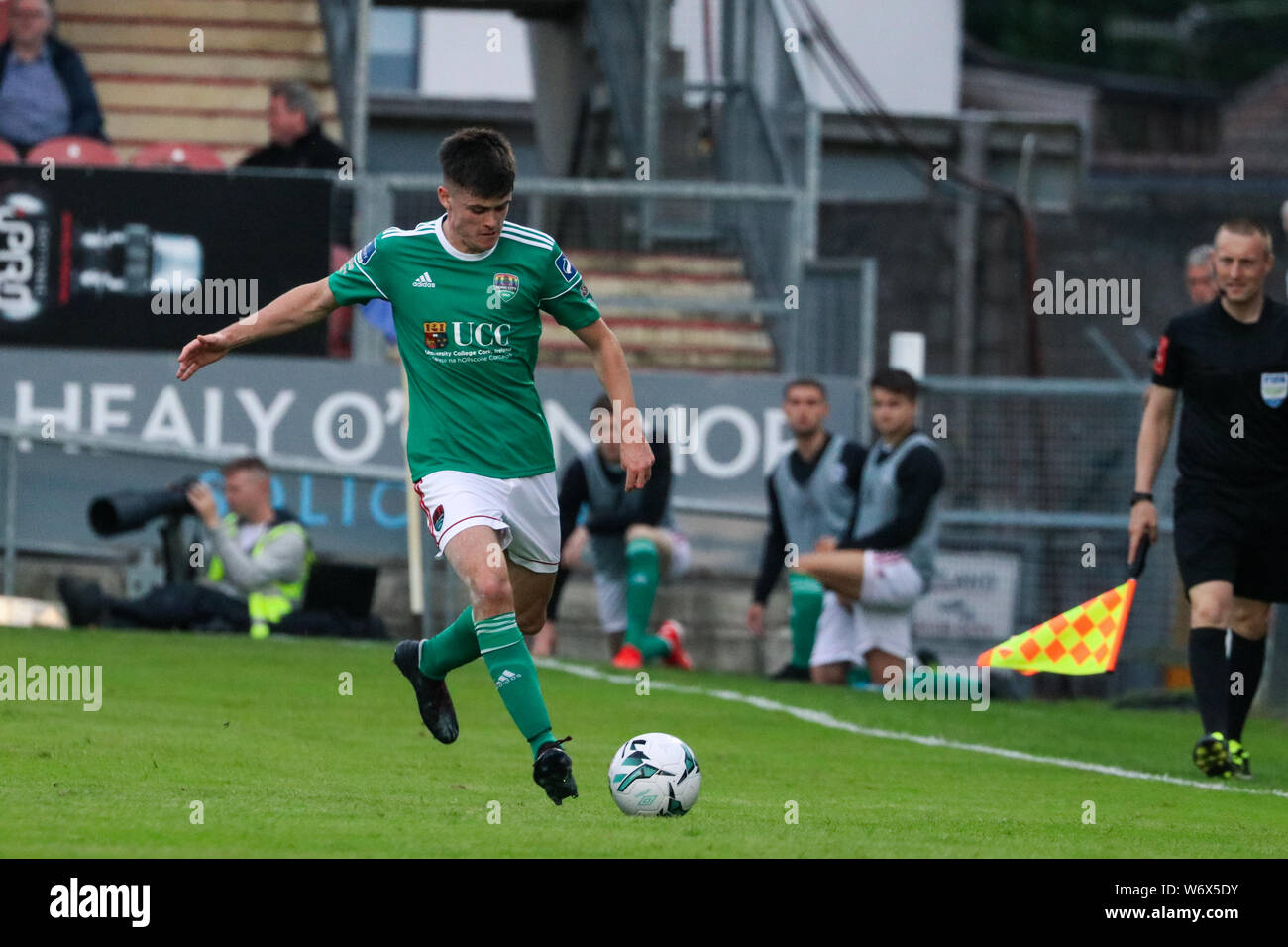 August 2nd, 2019, Cork, Ireland - Ronan Hurley at League of Ireland ...