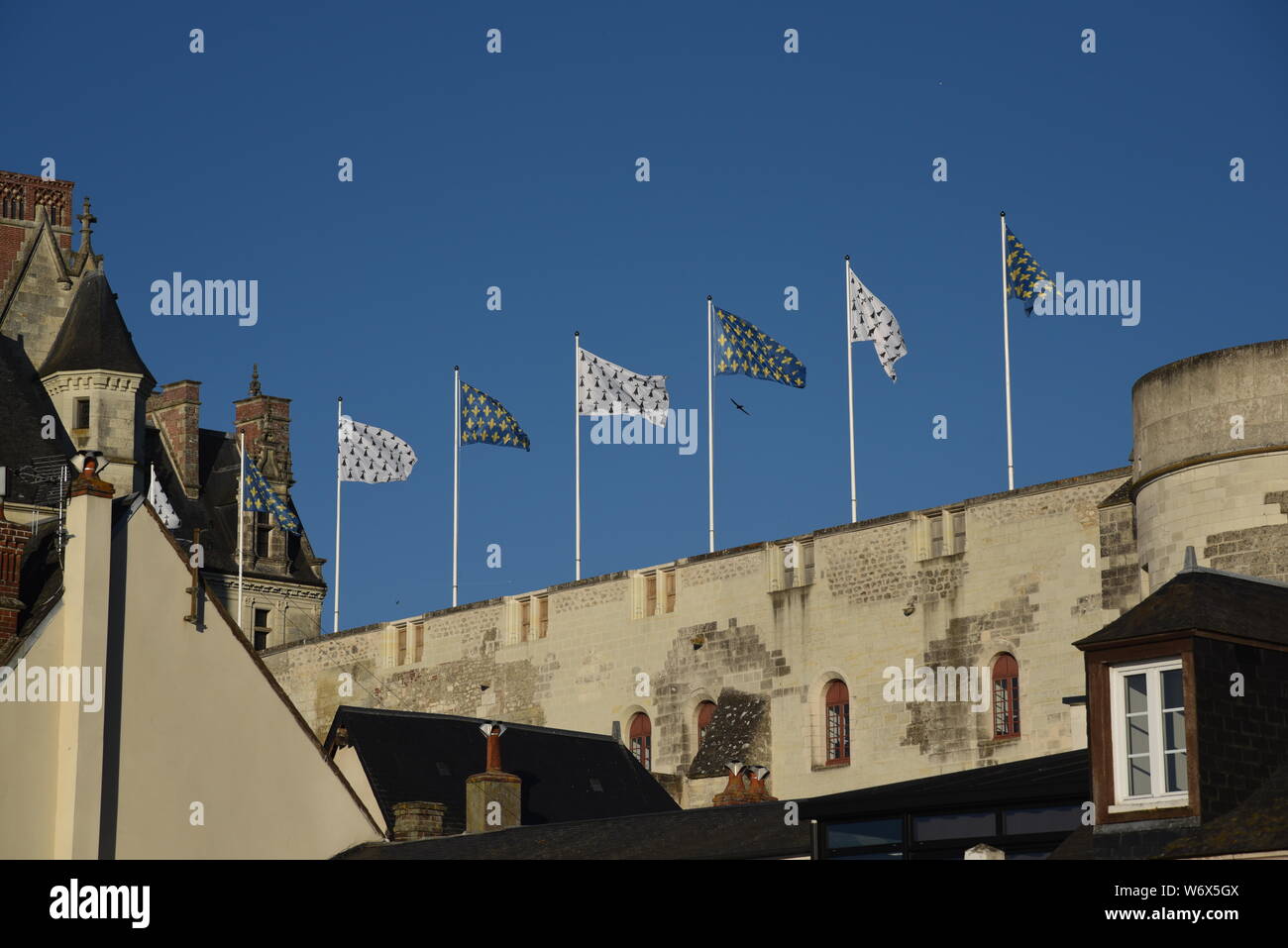 Amboise, Loire Valley, France is known for the Château d'Amboise Stock ...
