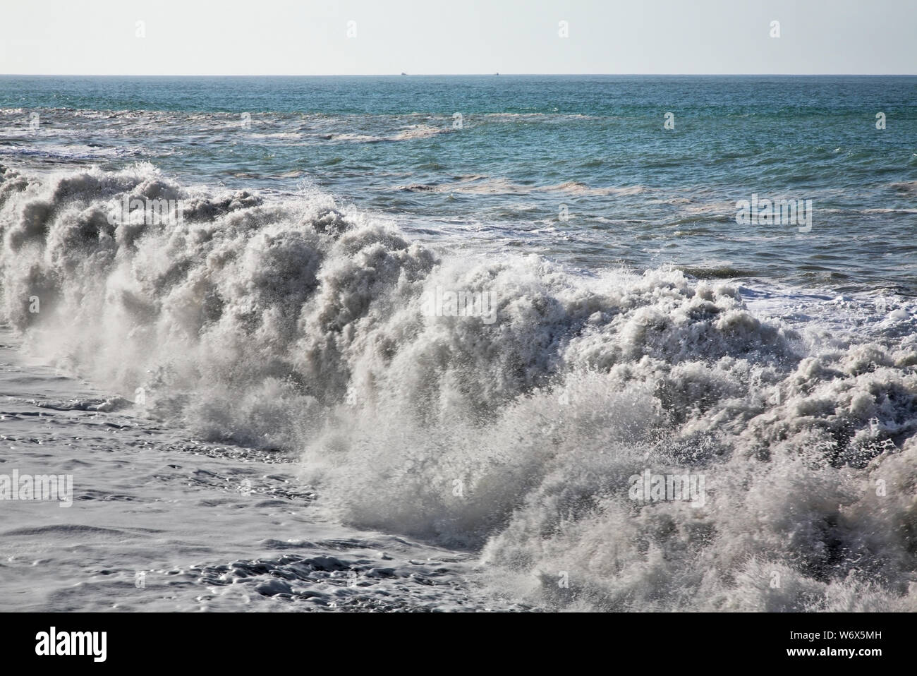 Black sea in Batumi. Autonomous Republic of Adjara. Georgia Stock Photo ...