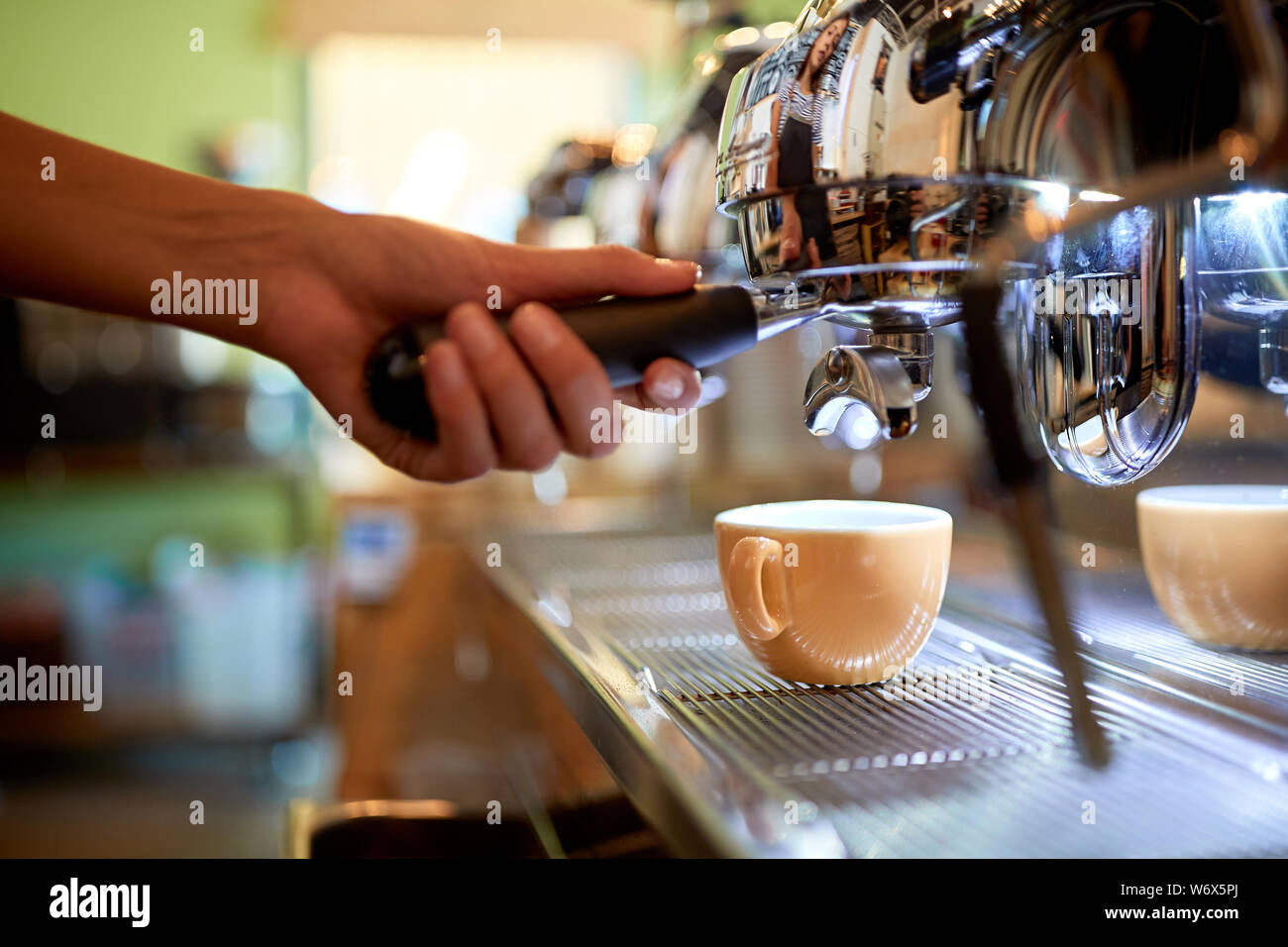 Coffee workplace barista hi-res stock photography and images - Alamy