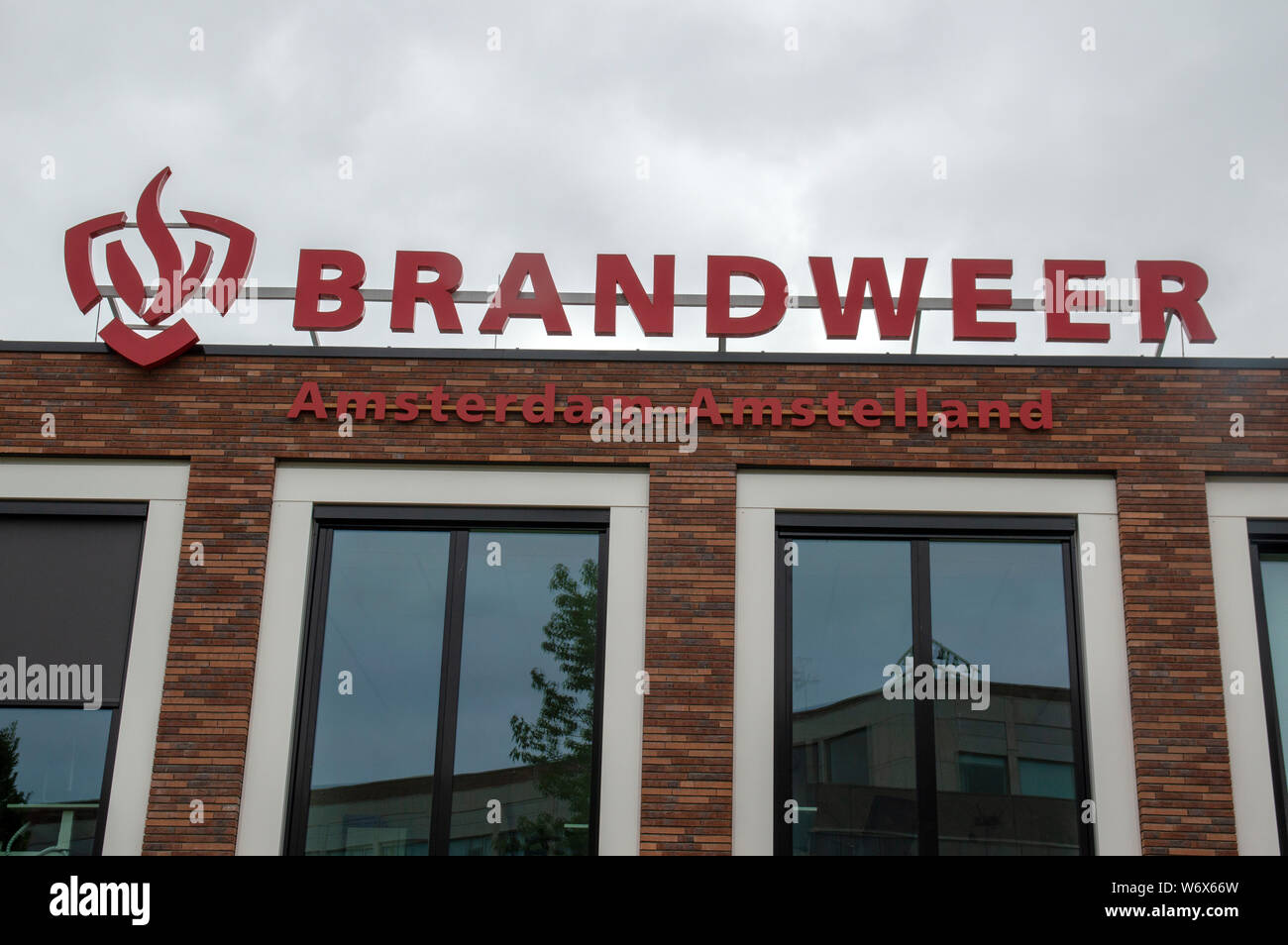 Fire Department Building At Diemen The Netherlands 2019 Stock Photo - Alamy