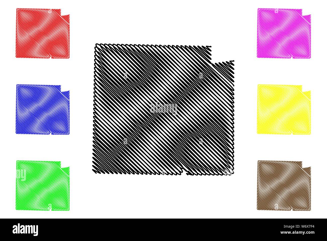 Collin vector outline map hi-res stock photography and images - Alamy