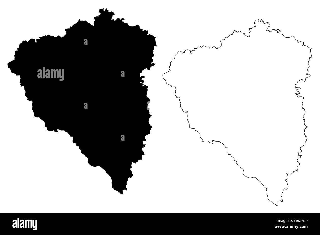 Plzen map hi-res stock photography and images - Alamy