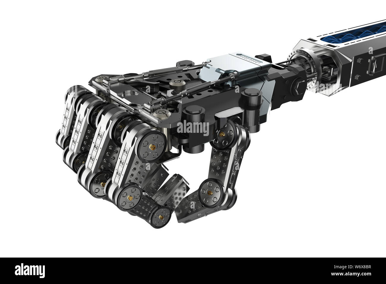 Robot hand fist Cut Out Stock Images & Pictures - Alamy
