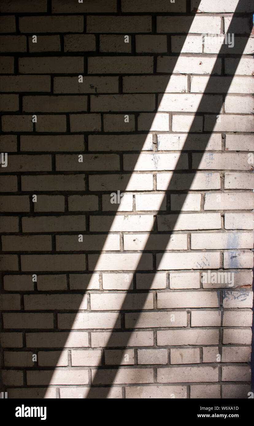 abstract black and white diagonal background white brick wall with ...