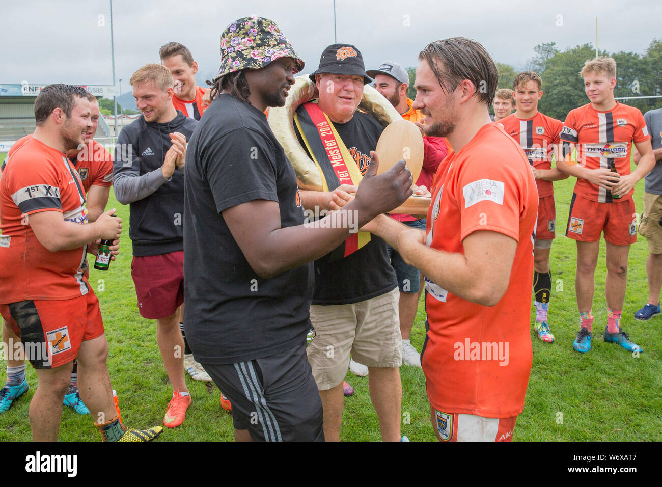 Heidelberg, Germany. 28th July, 2019. German championships in seven-man ...