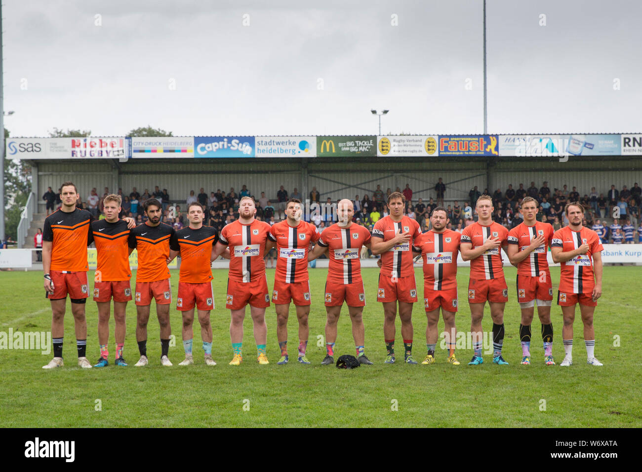 Heidelberg, Germany. 28th July, 2019. German championships in seven-man ...