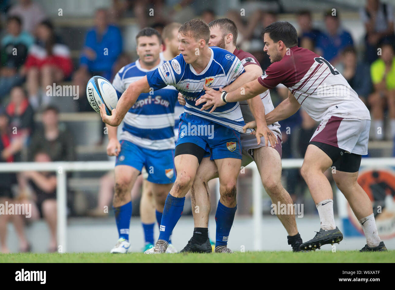 Heidelberg, Germany. 28th July, 2019. German championships in seven-man ...