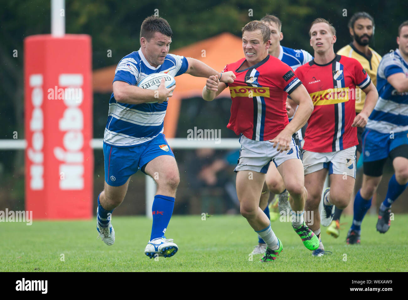 Heidelberg, Germany. 28th July, 2019. German championships in seven-man ...