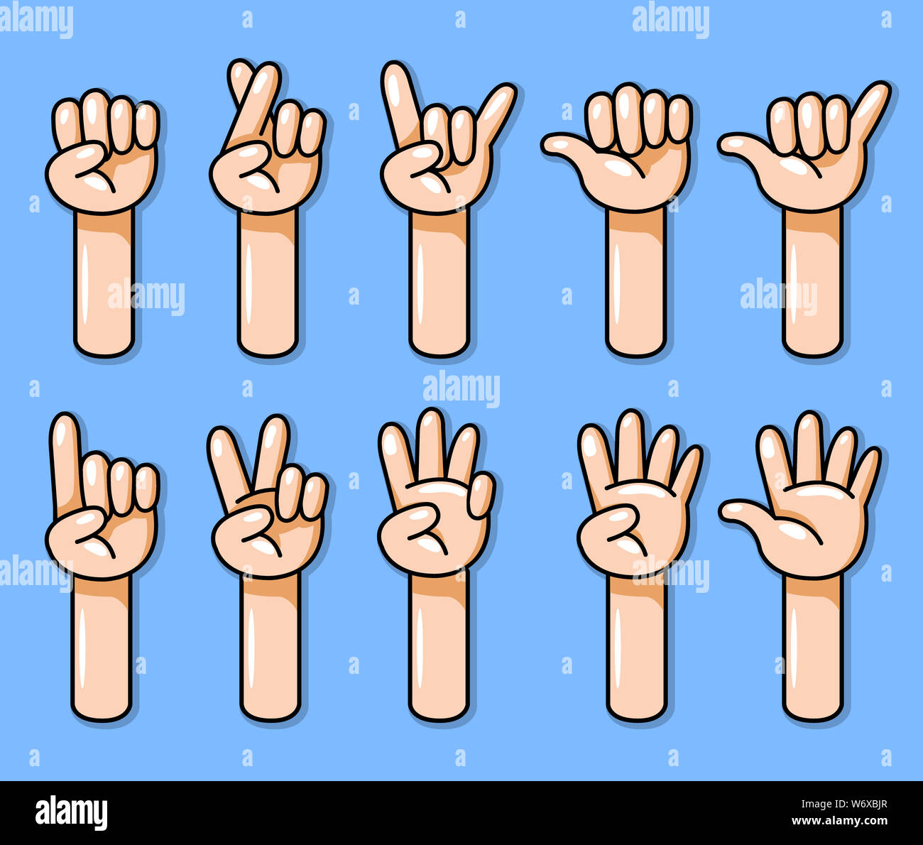 Devil Hand Sign Clipart