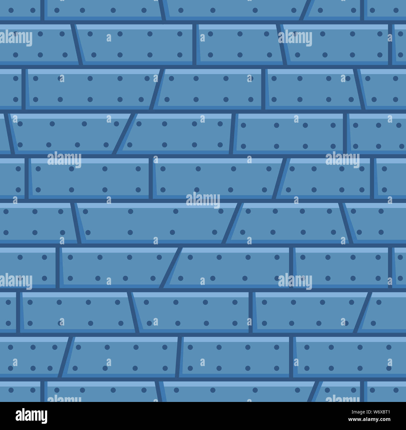 Blue steel wall cartoon seamless pattern. Suitable for background, game ...