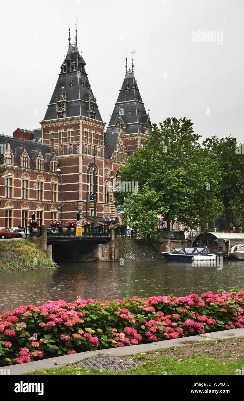 Rijksmuseum - Dutch national museum in Amsterdam. Netherlands Stock ...