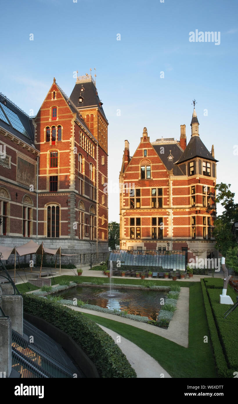 Rijksmuseum - Dutch national museum in Amsterdam. Netherlands Stock ...