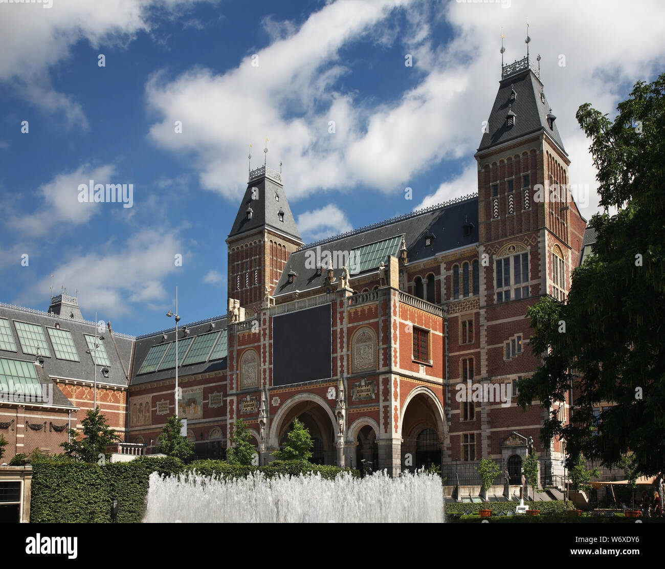 Rijksmuseum - Dutch national museum in Amsterdam. Netherlands Stock ...