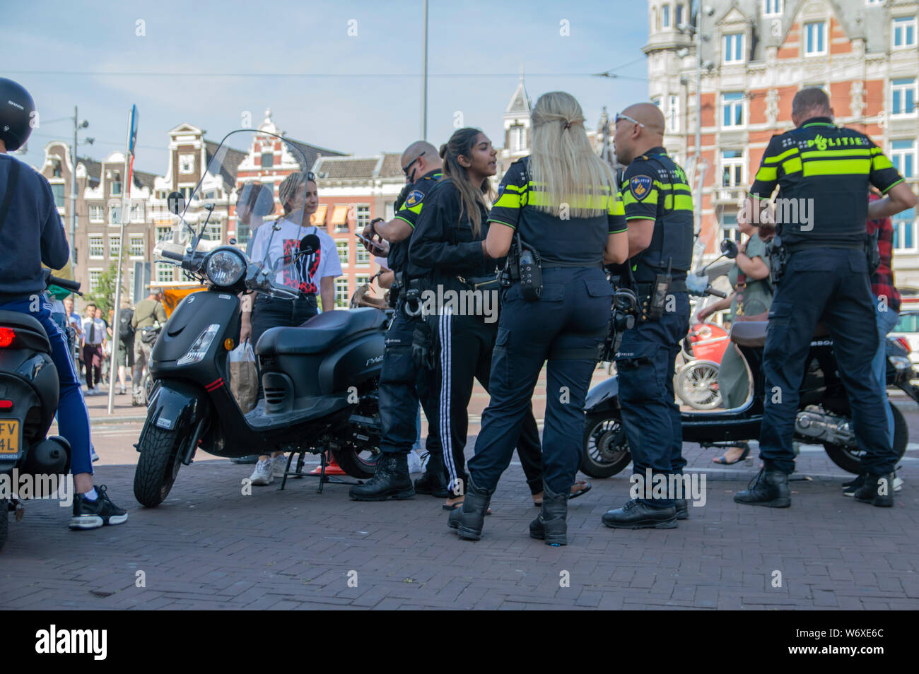 Scooter moped amsterdam holland hi-res stock photography and images - Alamy
