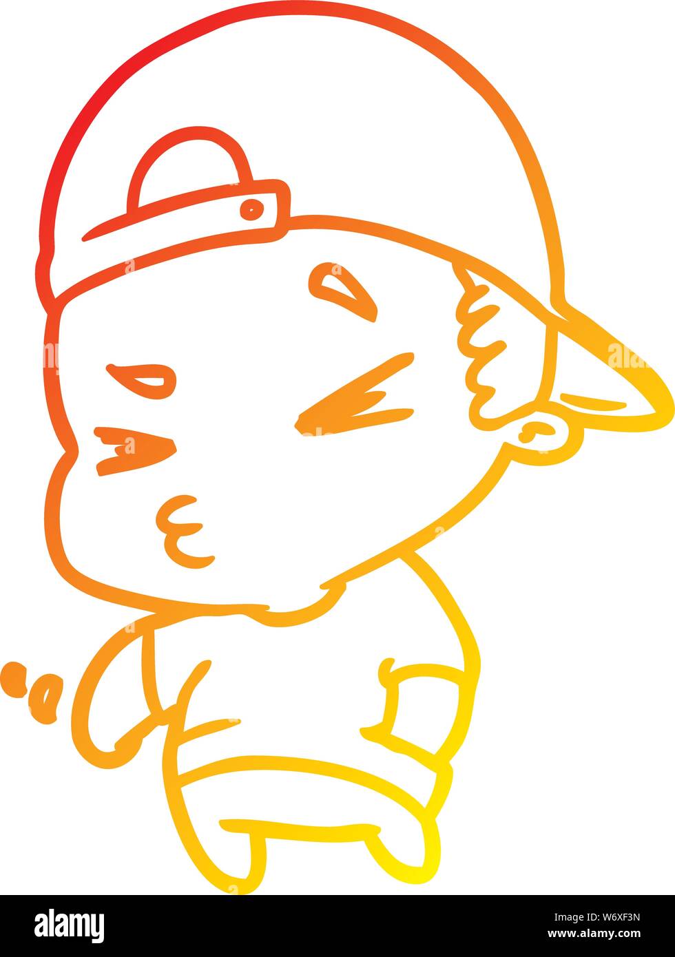 Warm cool retro gradient Stock Vector Images - Alamy