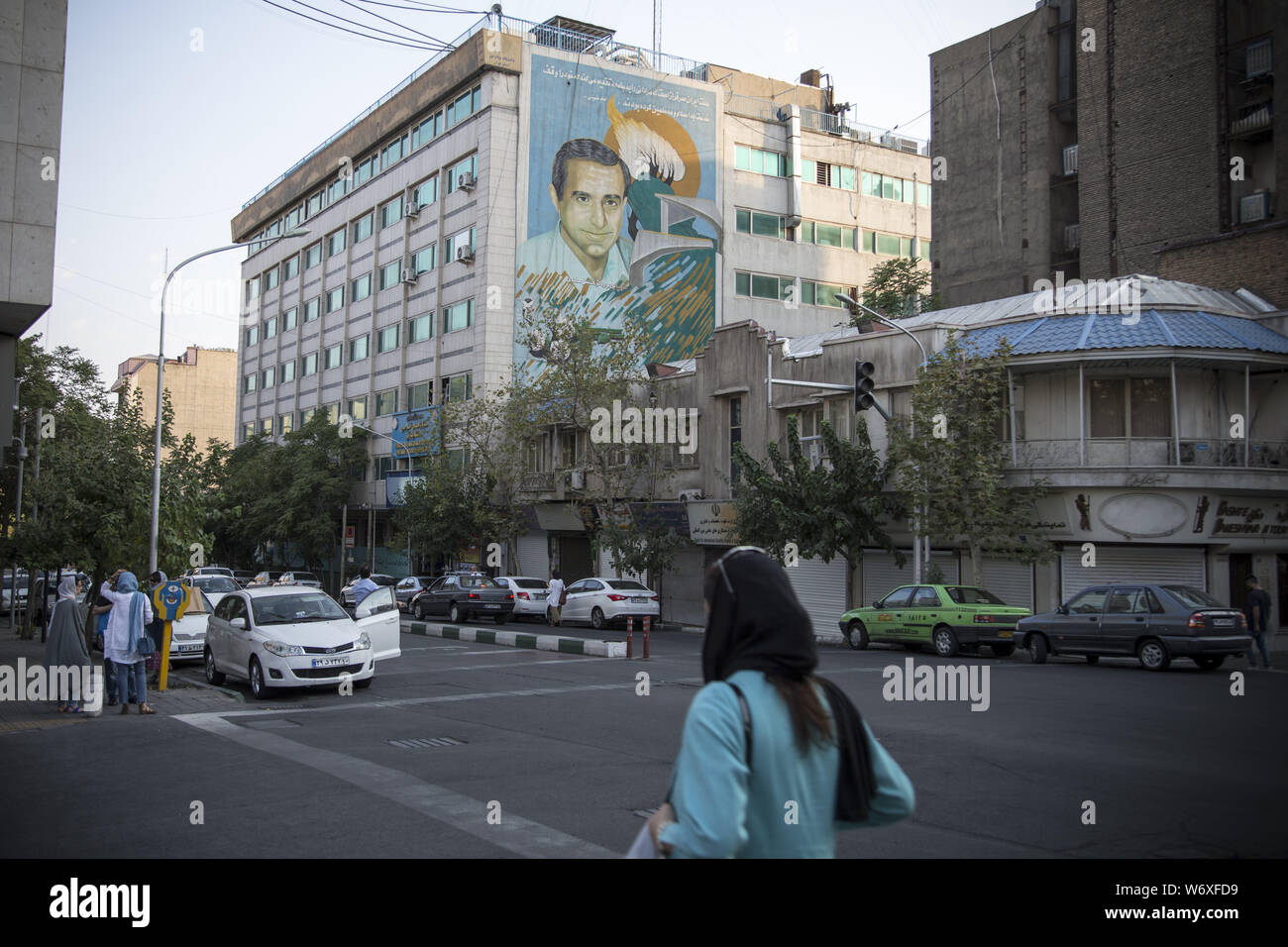Tehran, Tehran, IRAN. 2nd Aug, 2019. Picture of martyred soldier during ...