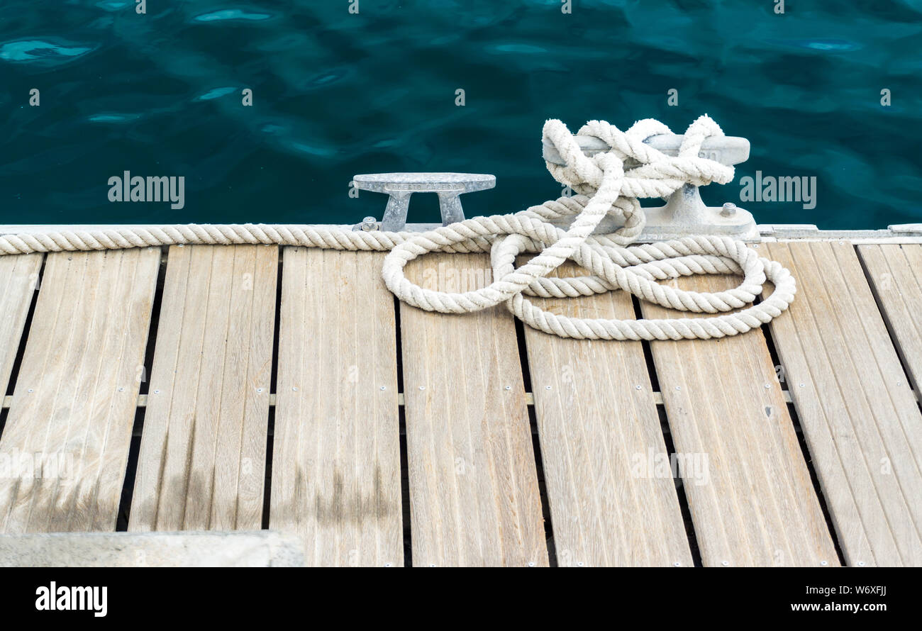 pier in harbour - horizontal Stock Photo - Alamy
