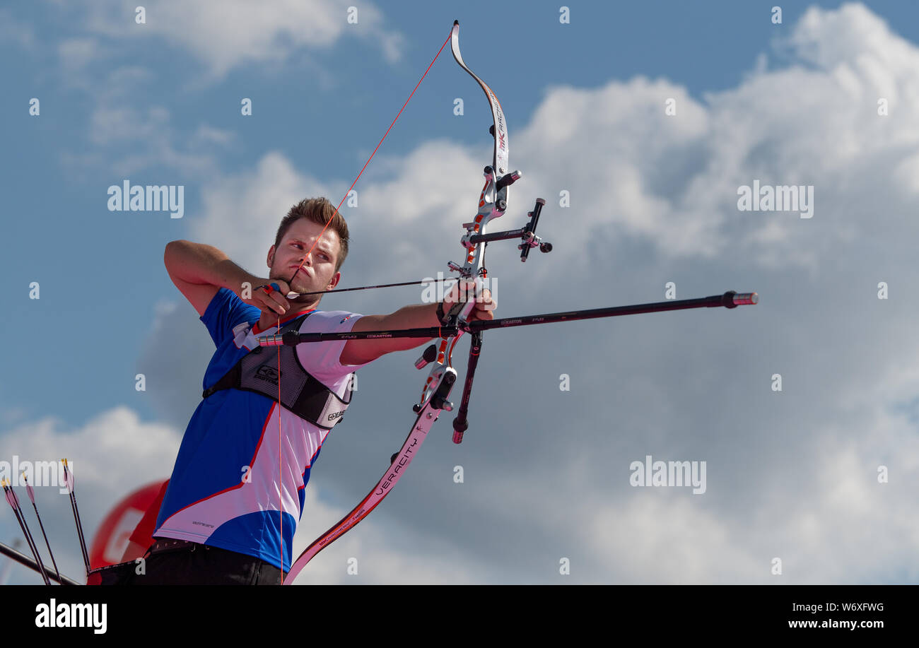 Berlin, Germany. 03rd Aug, 2019. Archery: German championship, Olympic ...