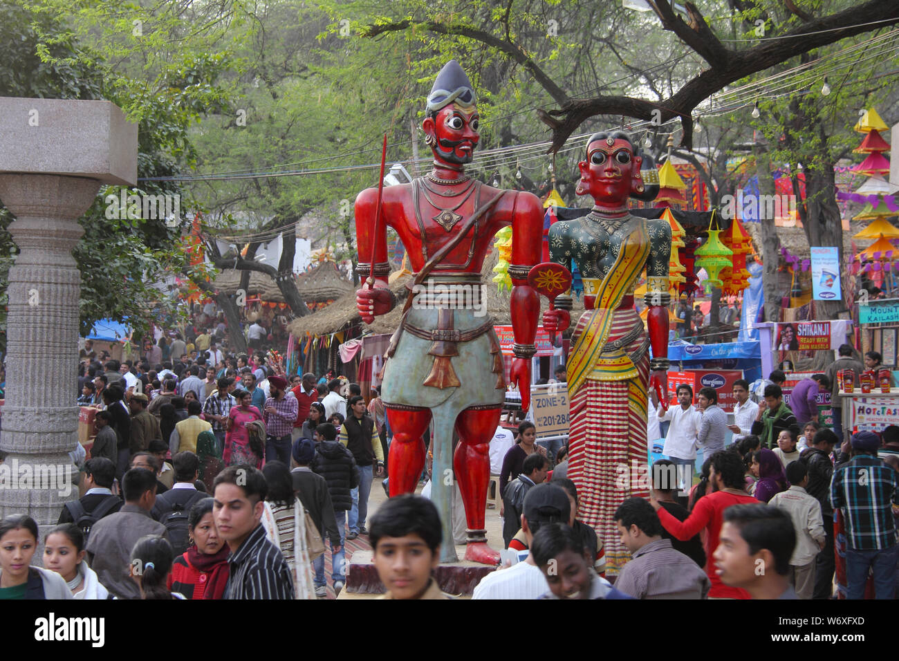 Indian devil statues hi-res stock photography and images - Alamy