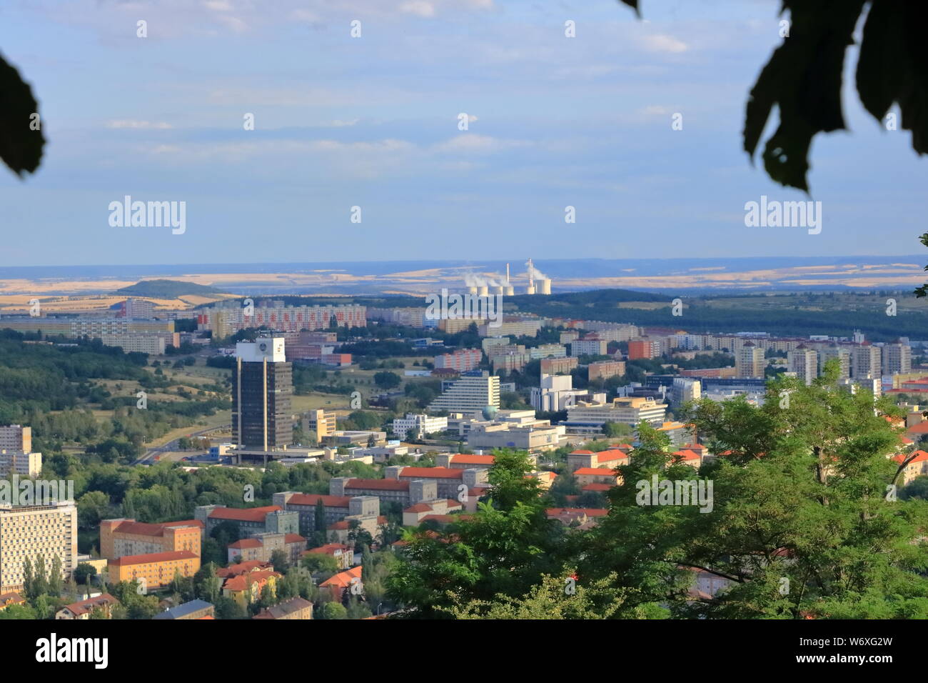 Blocks of flats in Most in Czech Rupublic post-communist architecture ...