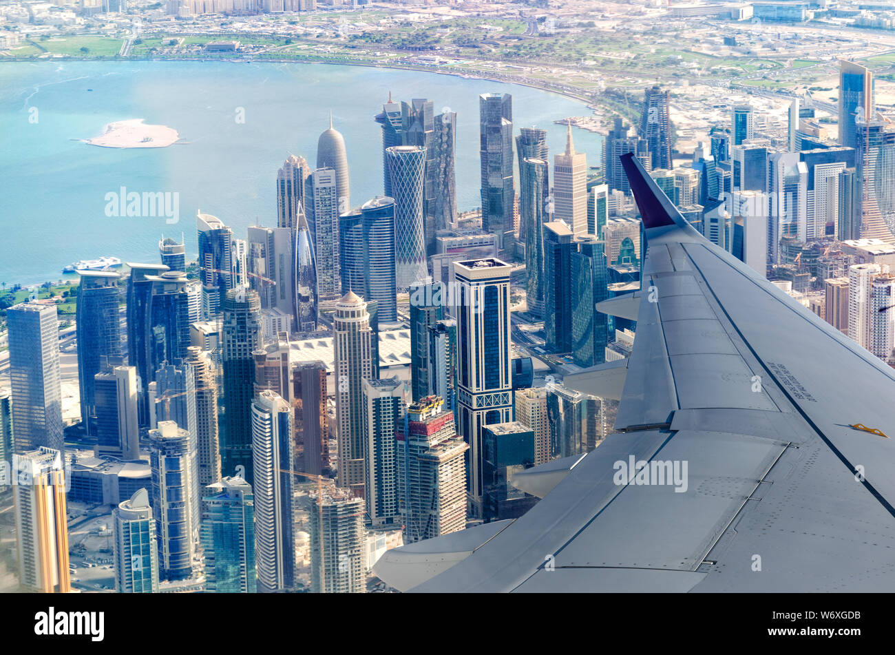 Doha aerial hi-res stock photography and images - Alamy