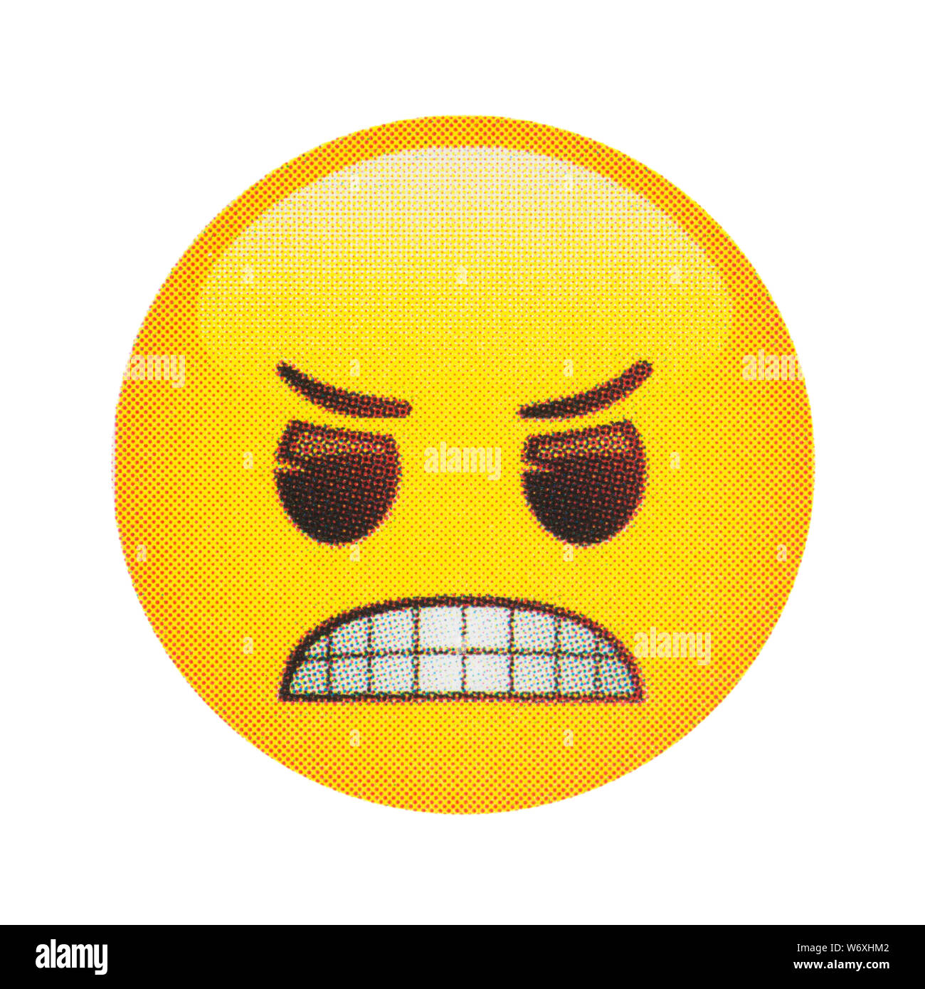 Angry face emoji hi-res stock photography and images - Alamy