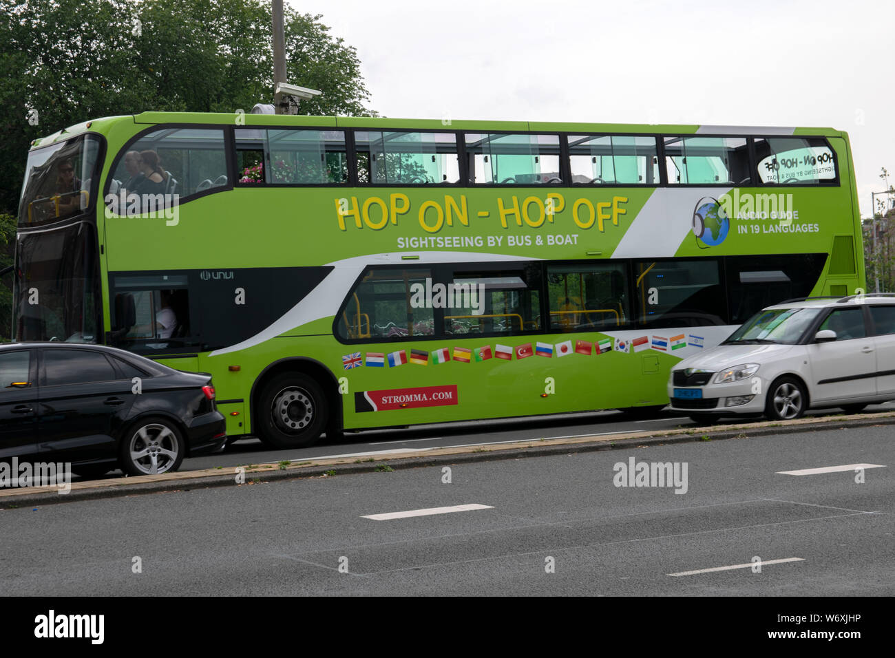 The City Sight Seeing Bus Hop-On And Hop-Of At Amsterdam The ...