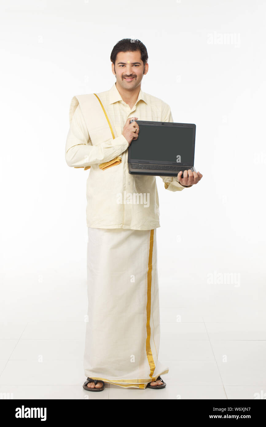 Indian man laptop hi-res stock photography and images - Alamy