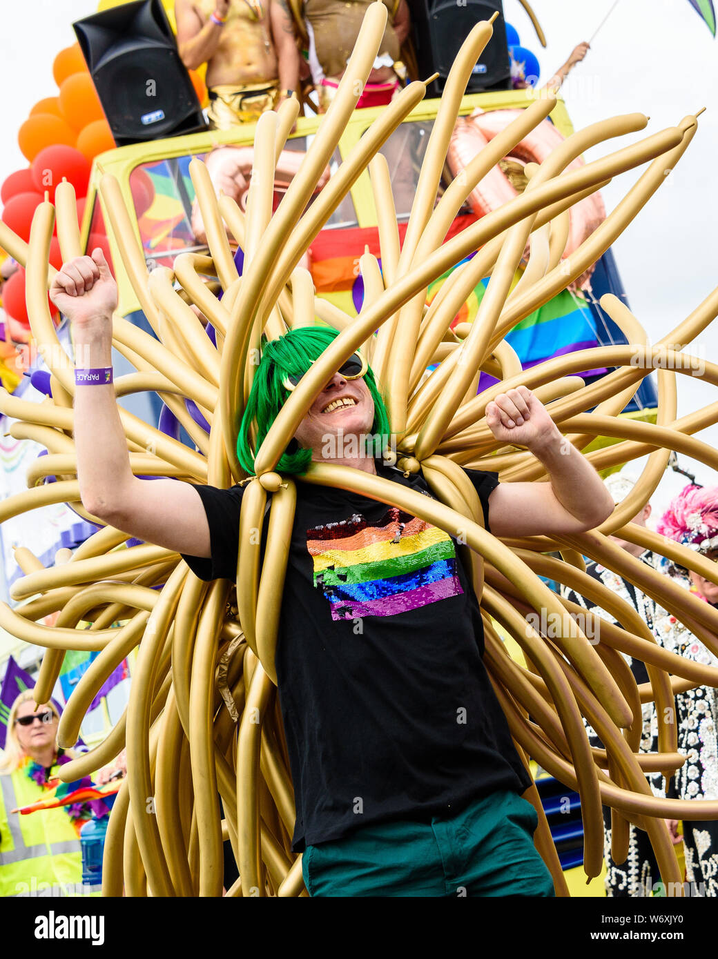 Gay man in fancy costume hi-res stock photography and images - Alamy